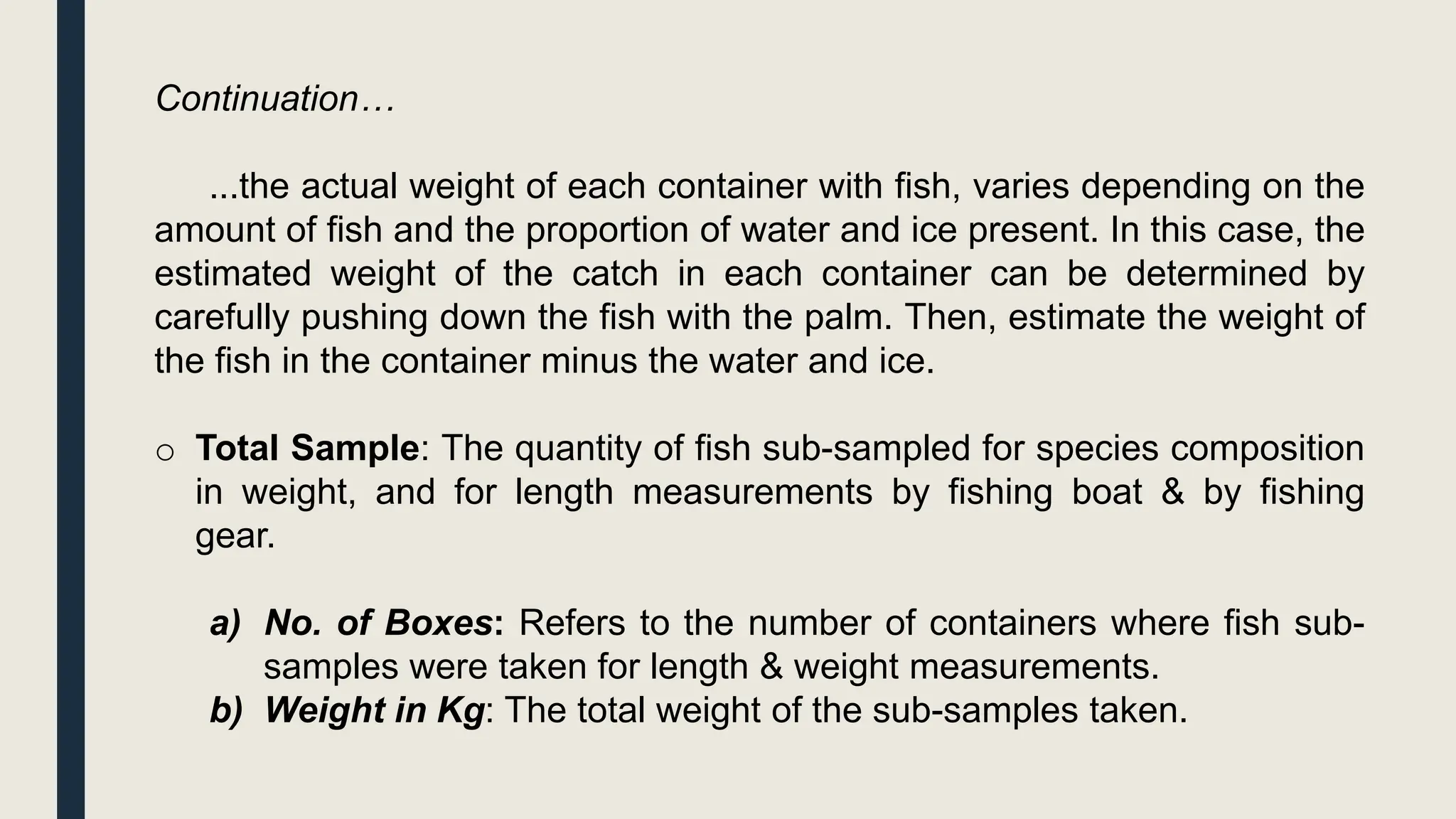 Fish Stock Assessment in the Philippines. Chapter 1 | PPTX