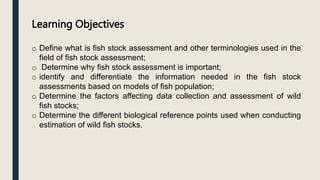 Fish Stock Assessment in the Philippines. Chapter 1 | PPTX