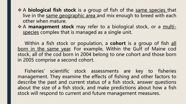 Fish Stock Assessment in the Philippines. Chapter 1 | PPTX | Zoos ...