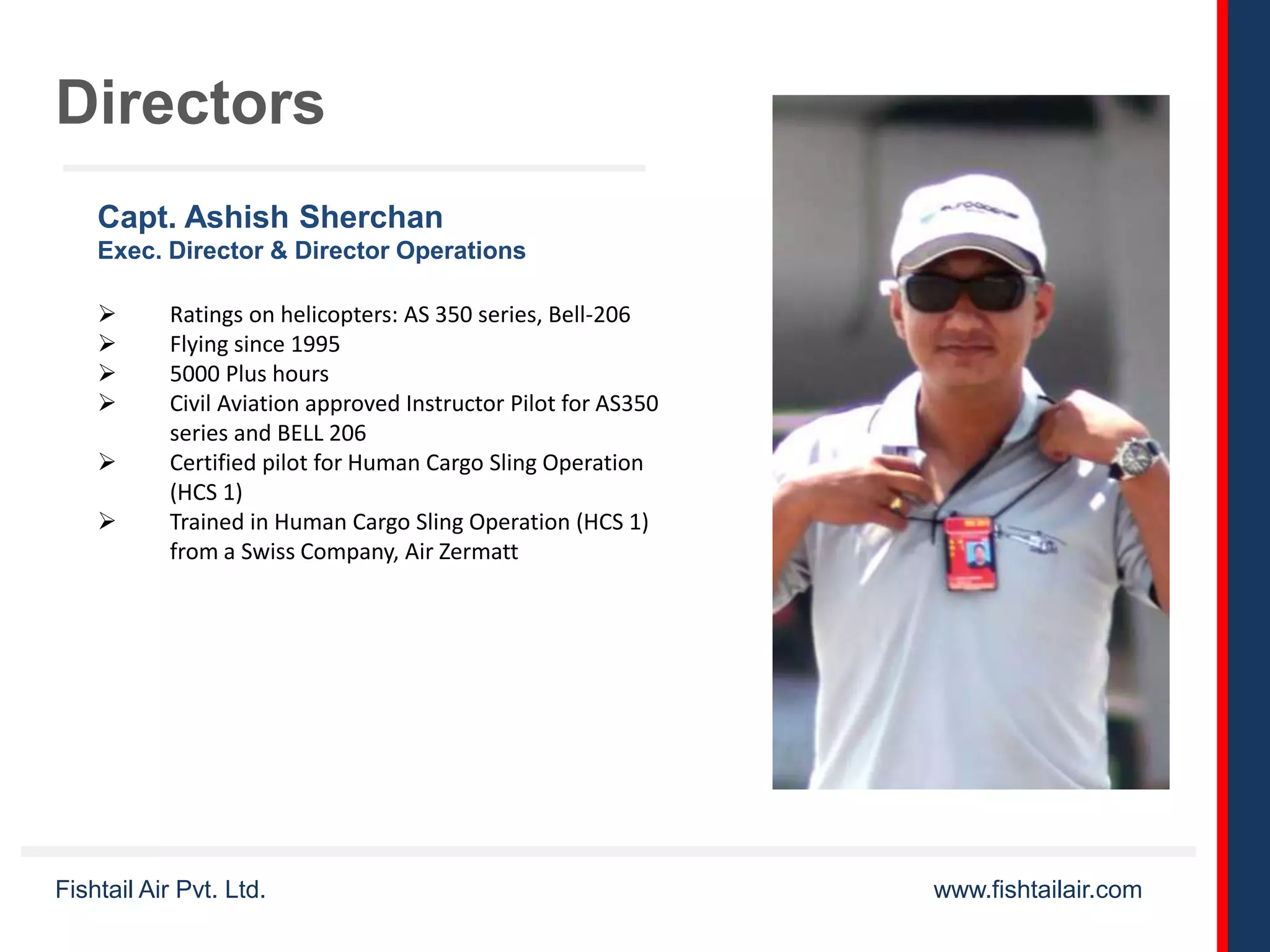 Fishtail Air Company Profile | PPTX
