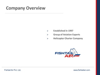 Fishtail Air Company Profile | PPTX