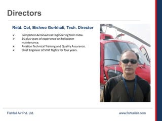 Fishtail Air Company Profile | PPTX