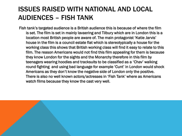 Fish tank case study | PPT