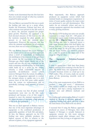 Fish to plant ratios | PDF