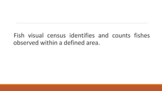 Fish Visual Census guide in identifying (1).pdf | Fish and Aquariums | Pets