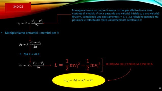 Fisica: IL LAVORO E L'ENERGIA | PPTX | Physics | Science