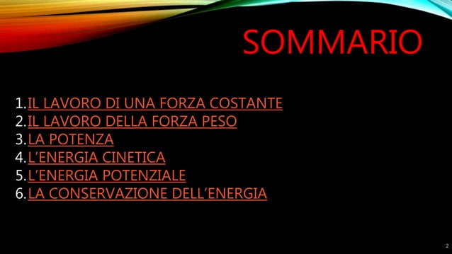 Fisica: IL LAVORO E L'ENERGIA | PPTX | Physics | Science