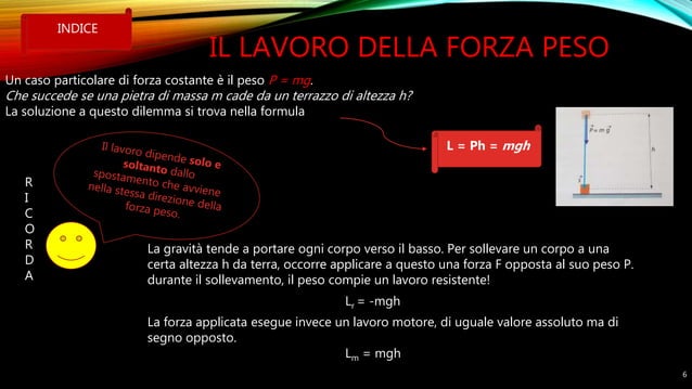 Fisica: IL LAVORO E L'ENERGIA | PPTX | Physics | Science