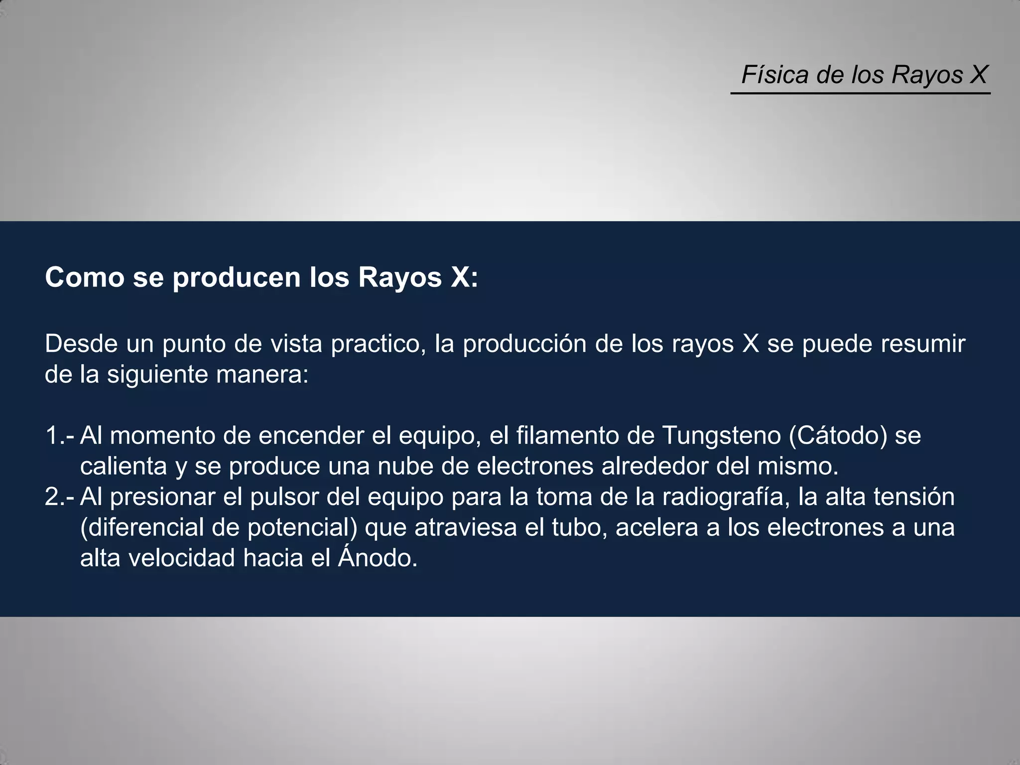 Fisica de los rayos X | PDF