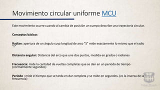 Física I MCU | PPTX