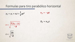 Física I tiro parabólico | PPTX