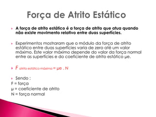 Fisica ppt 2º a - plano inclinado e força de atrito | PPTX