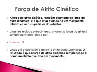Fisica ppt 2º a - plano inclinado e força de atrito | PPTX