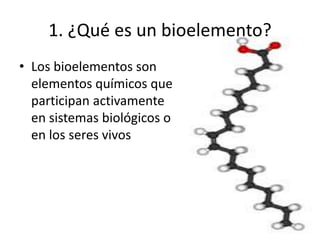 elementos quimicos y vida. bioelementos. | PPT