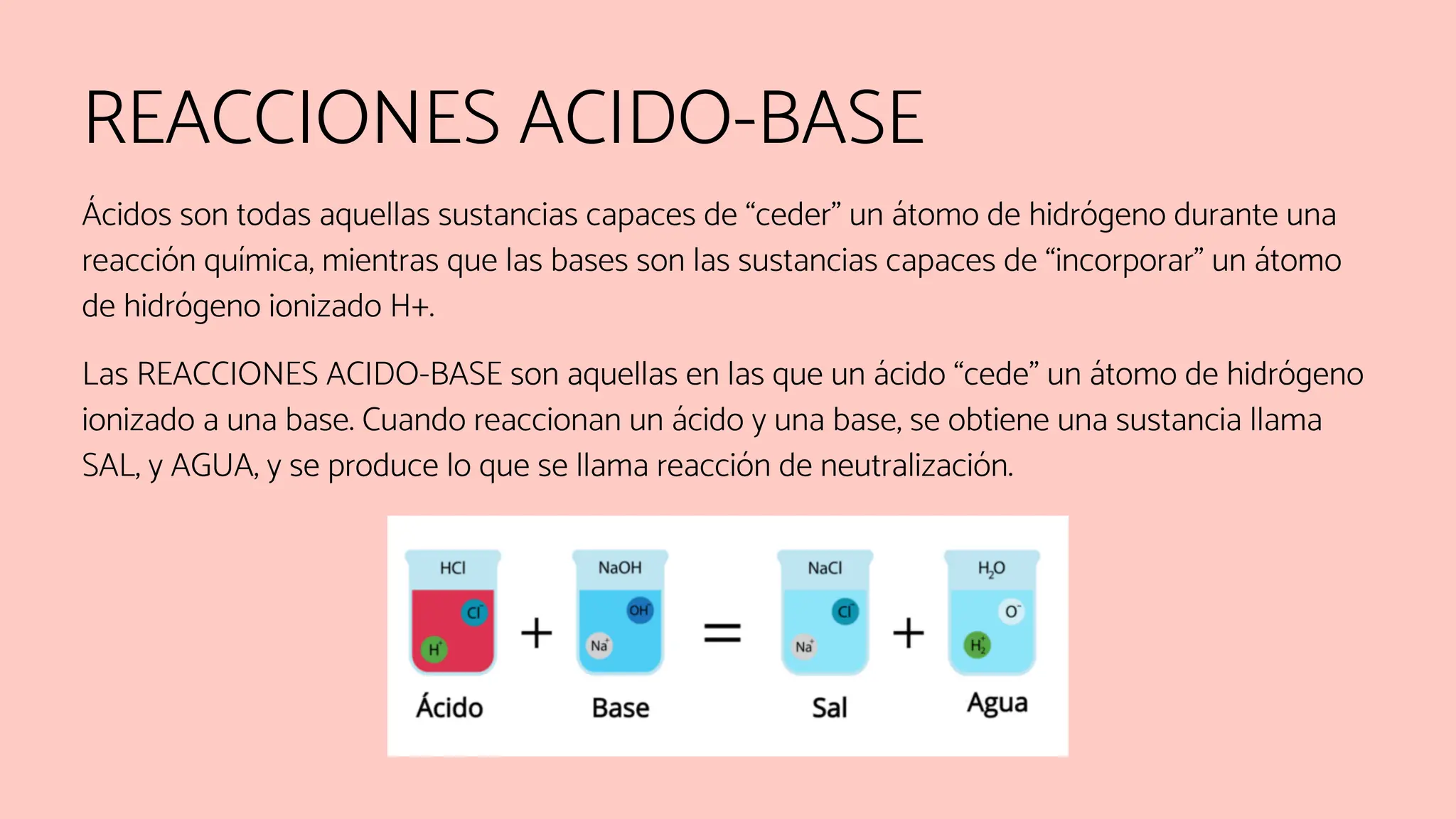 FISICO-QUIMICA REACCIONES ACIDO-BASE/ PH | PPT