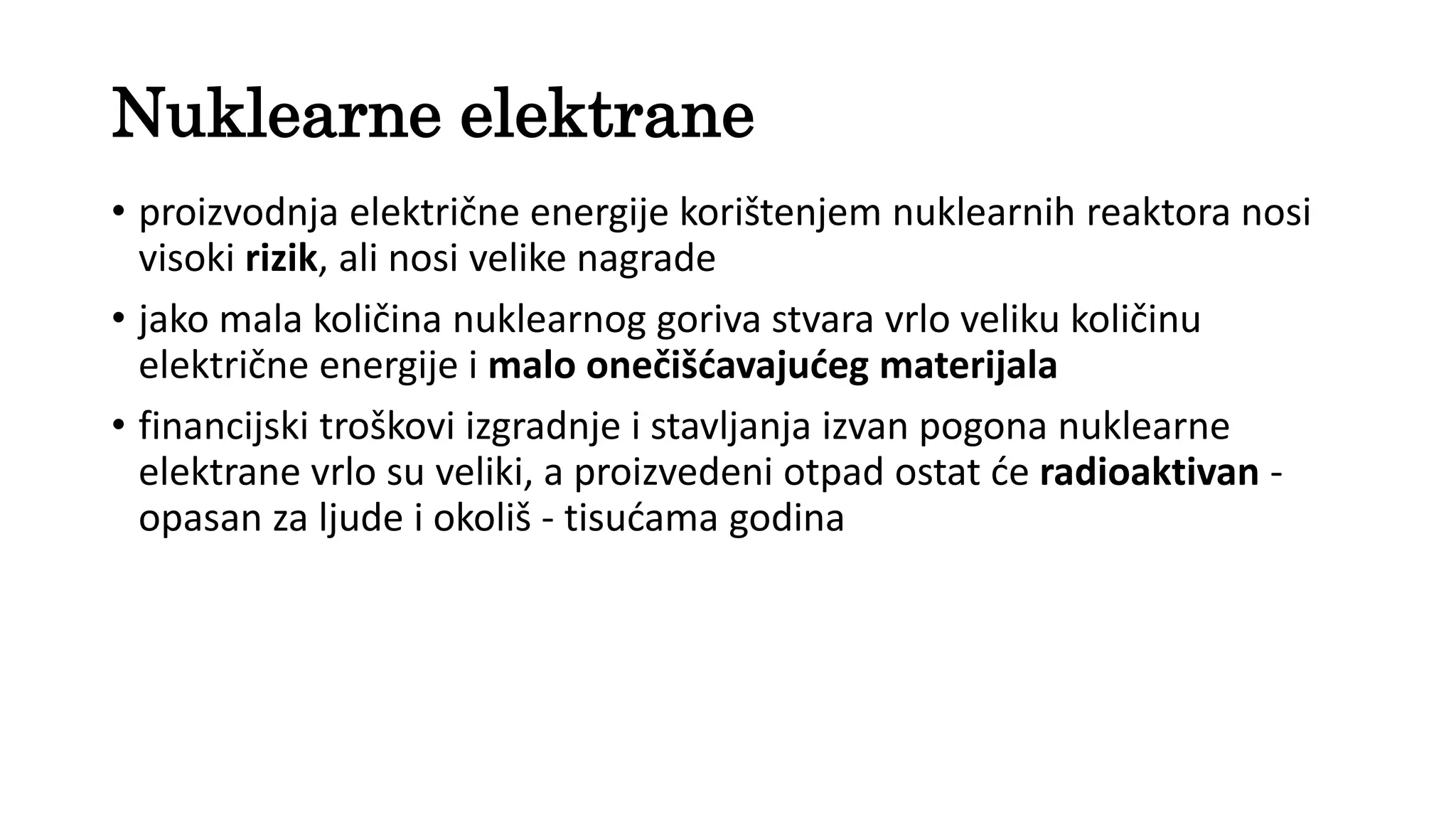 Fisija i nuklearne elektrane | PPTX