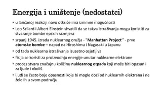 Fisija i nuklearne elektrane | PPTX