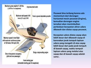Gaya Angkat Pesawat Terbang | PPTX