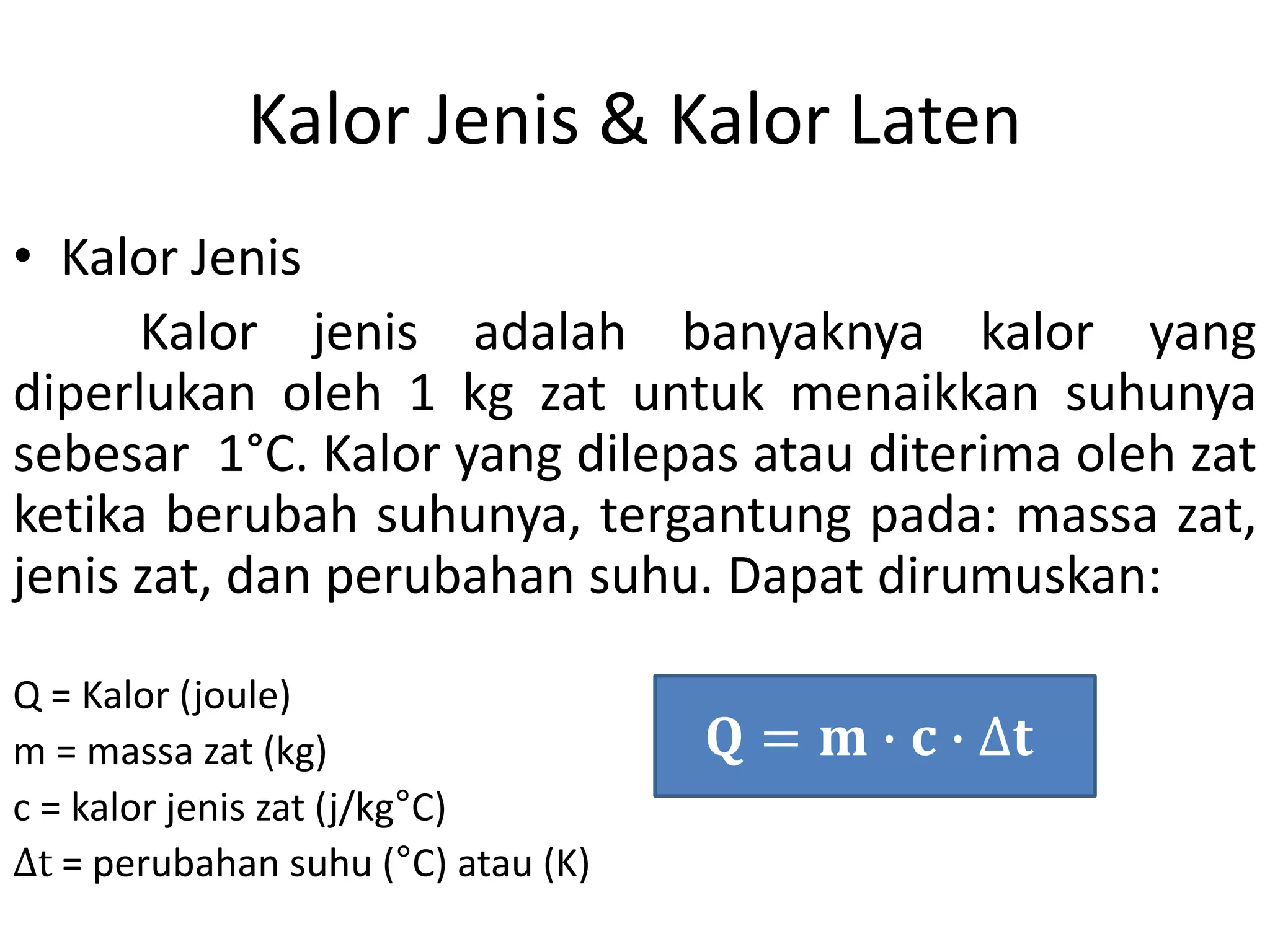 Fisika kalor | PPTX