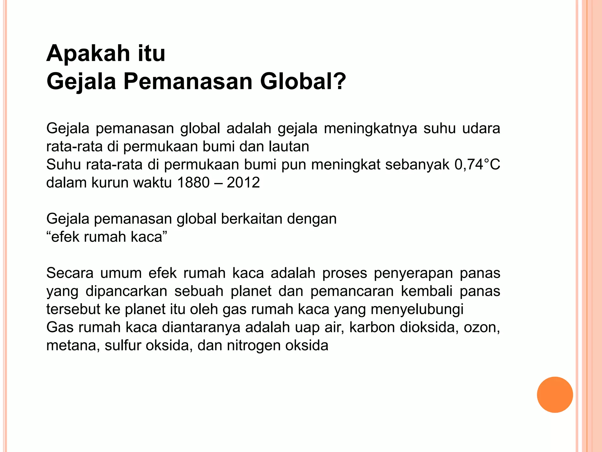 Fisika SMA Pemanasan Global (Global Warming) | PPTX