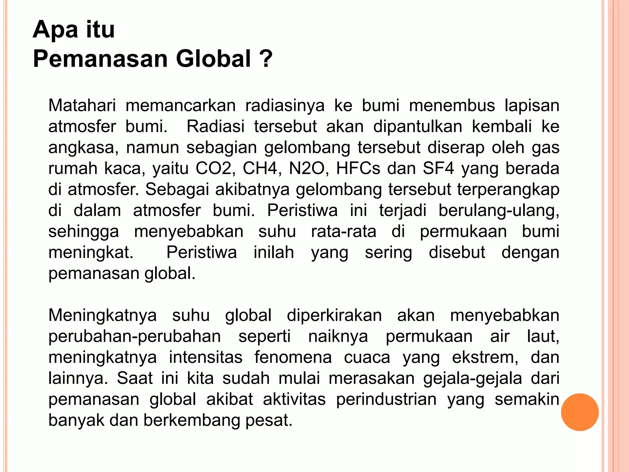 Fisika SMA Pemanasan Global (Global Warming) | PPTX