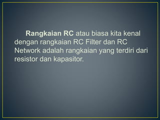 Rangkaian Listrik R-L | PPTX