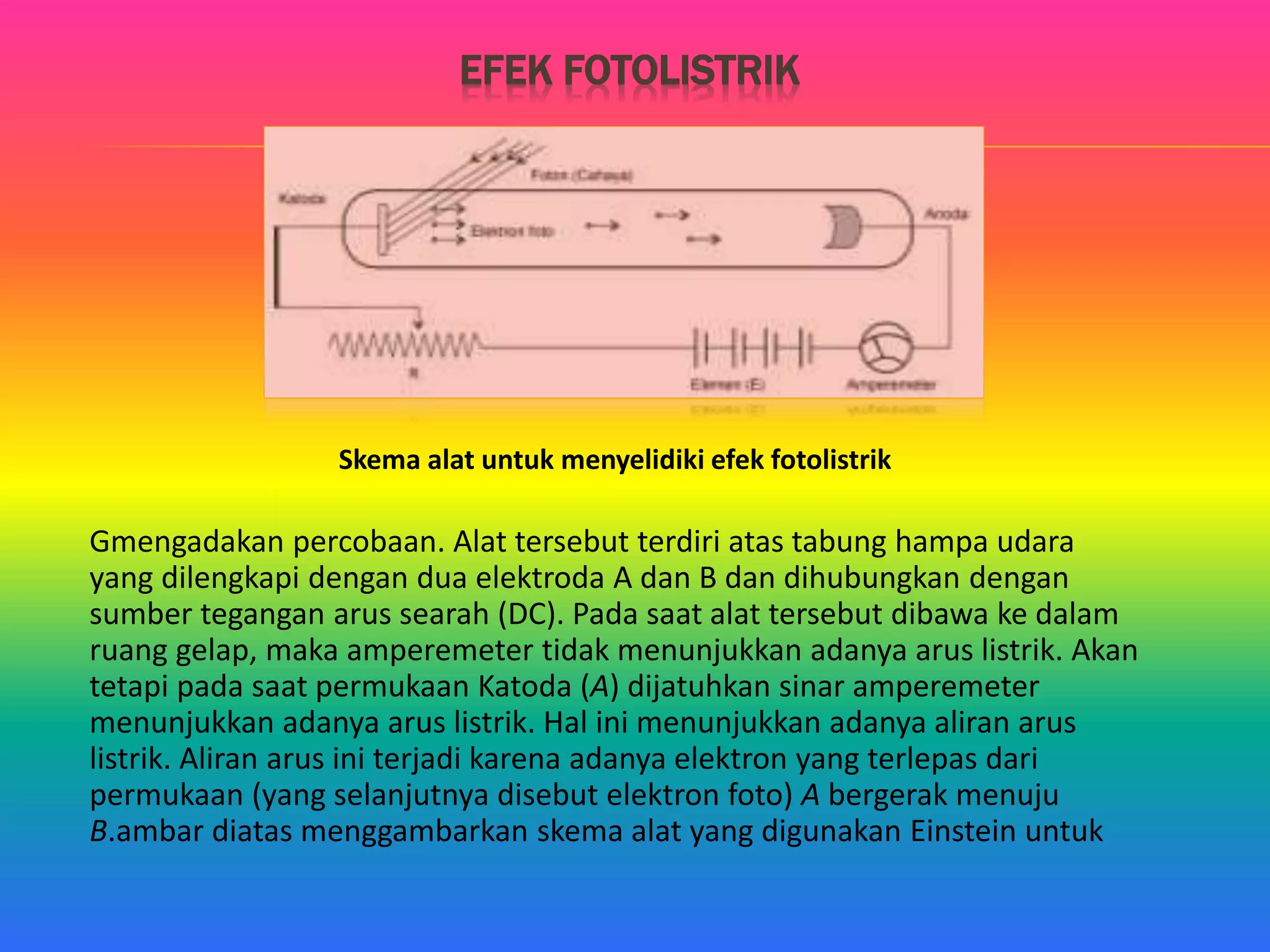 Efek Fotolistrik | PPTX