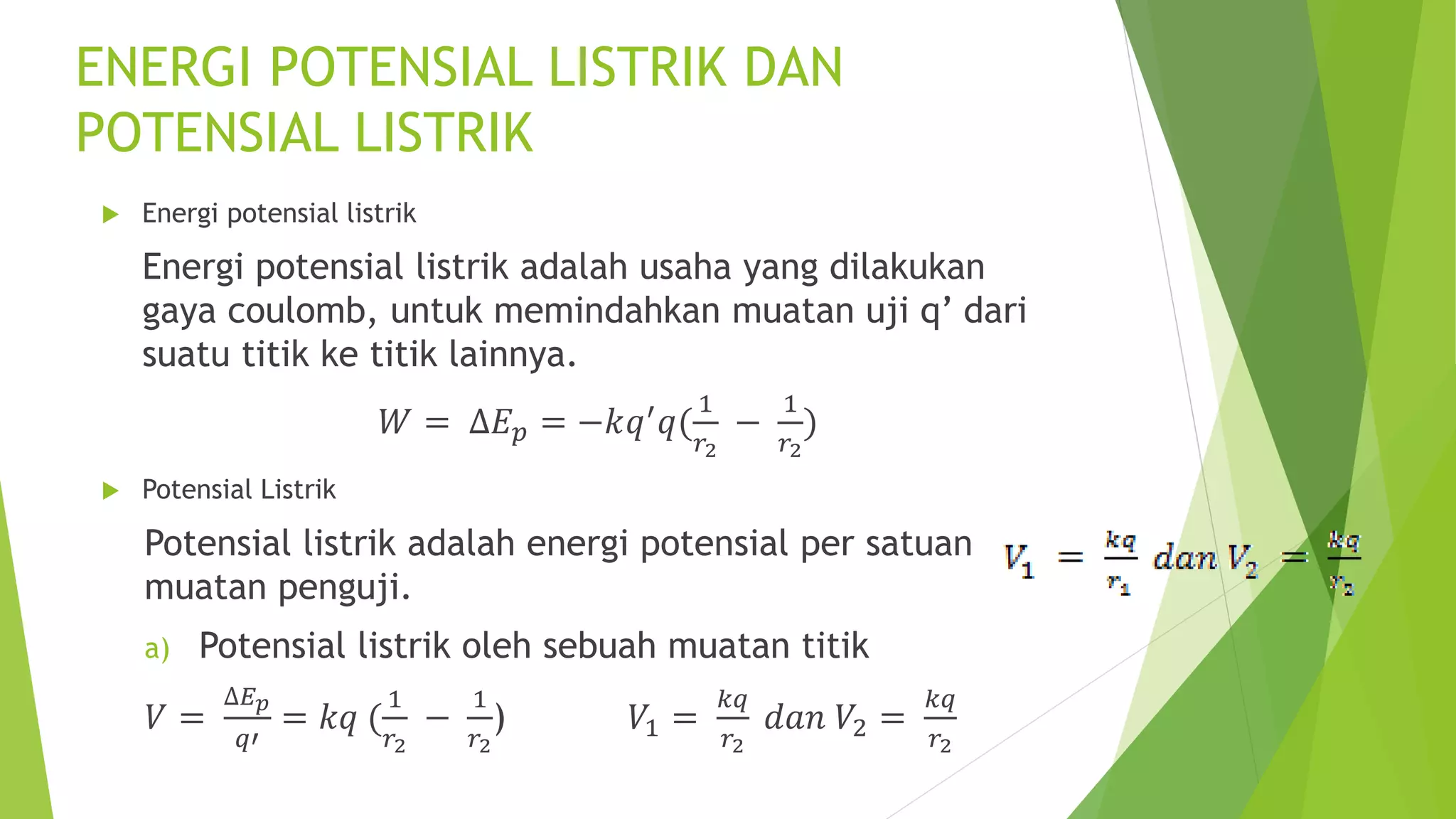 Listrik Statis | PPTX