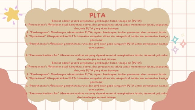 Fisika. kelas x pemanfaatan air untuk PLTA | PDF