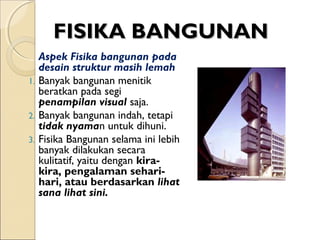 Fisika bangunan-2 | PPT