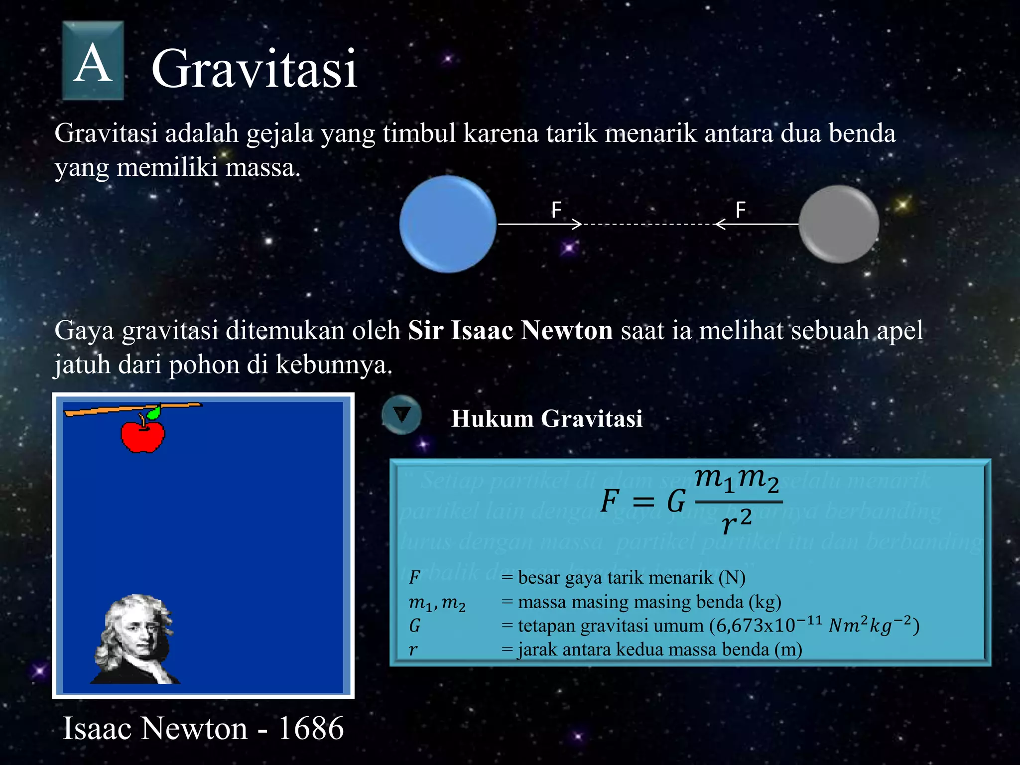 Fisika - GRAVITASI | PPT