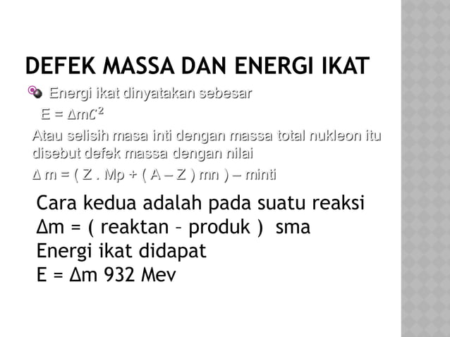 pembelajaran fisika inti oleh agus budianto | PPT