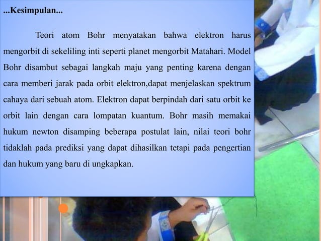 Fisika kelompok 4 model atom Bohr | PPTX