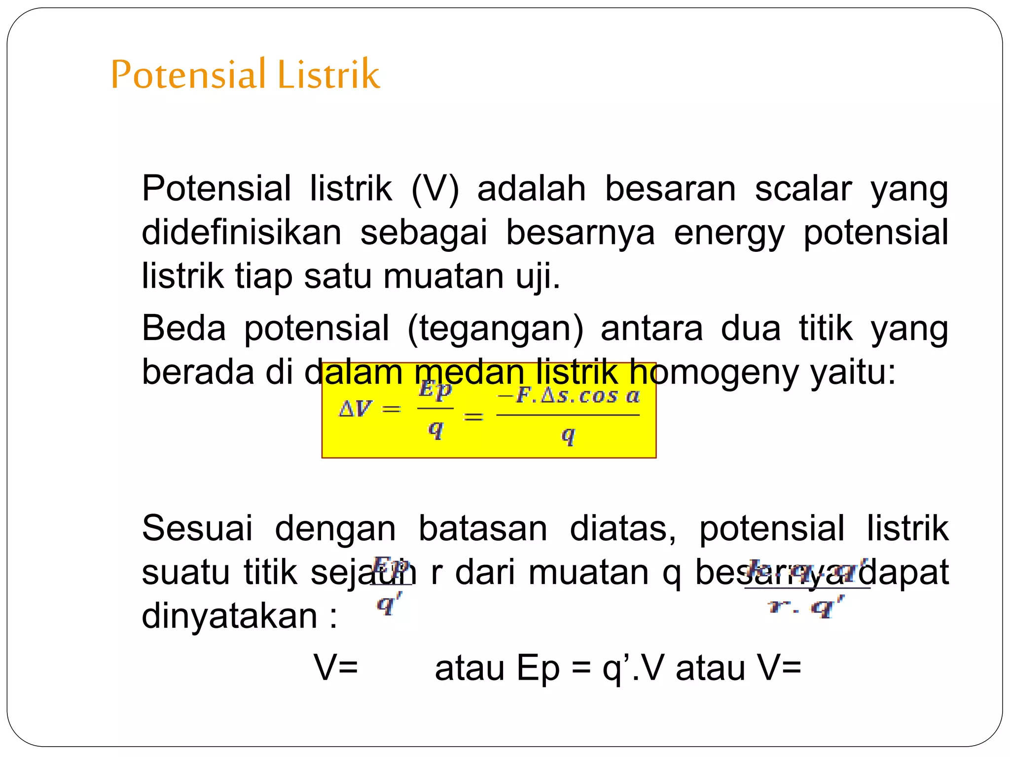 Fisika - Listrik Statis | PPTX