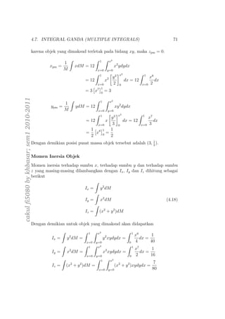Fisika matematika bab4 differensial danintegral | PDF