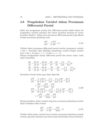 Fisika matematika bab4 differensial danintegral | PDF