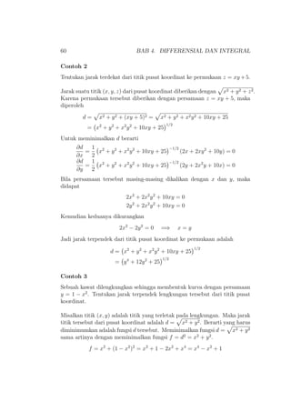 Fisika matematika bab4 differensial danintegral | PDF