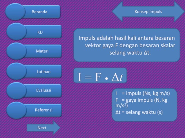 konsep impuls dan momentum | PPT