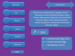 konsep impuls dan momentum | PPT