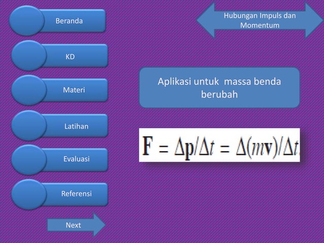 konsep impuls dan momentum | PPT