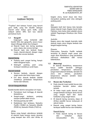 Fisika bangunan- DAERAH TROPIS | PDF