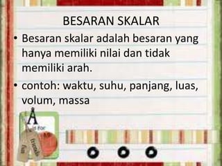 Fisika kelas X besaran vektor | PPTX