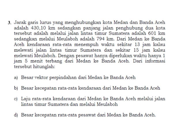 Fisika Dasar, materi ini membahas tentang contoh soal kuis | PPT