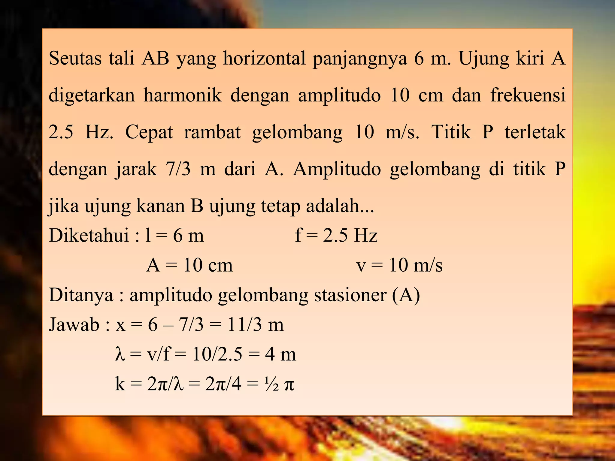 Gelombang Stasioner | PPT