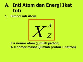 Fisika inti kelompok 8 | PPT