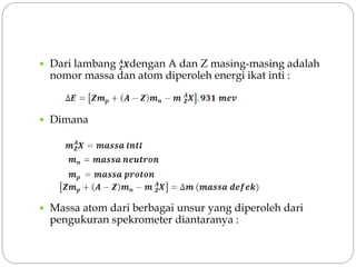 Fisika inti dan radioaktif | PPTX