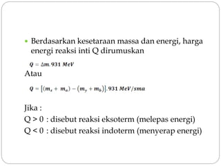 Fisika inti dan radioaktif | PPTX