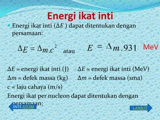 Fisika Inti dan Radioaktivitas | PPTX