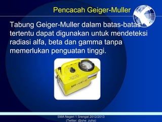 Fisika inti dan radioaktivitas | PPTX