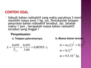 Fisika inti dan radioaktivitas | PPT